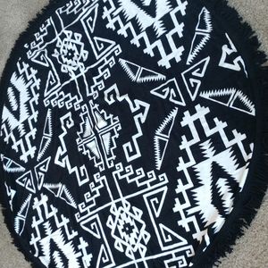 Better Homes And Gardens | Bath | Round Aztec Pattern Terry Towel Throw ...